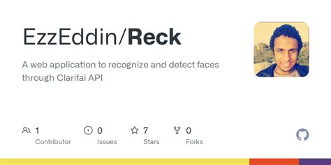 Github Ezzeddinreck A Web Application To Recognize And Detect Faces