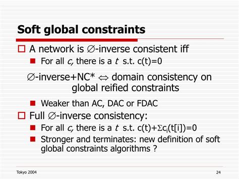 Ppt Local Consistency In Soft Constraint Networks Powerpoint Presentation Id4766940