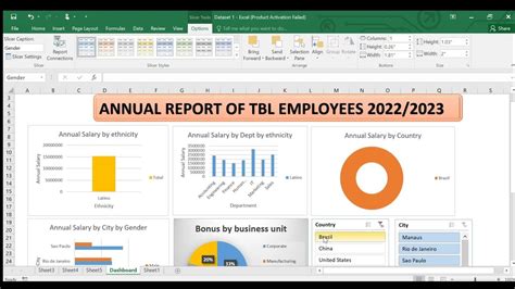 LEARN HOW TO EASILY CREATE A DASHBOARD IN EXCEL YouTube