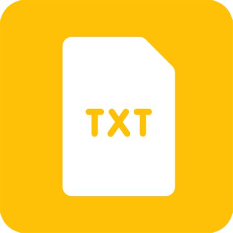 TXT File Generic Color Fill Icon