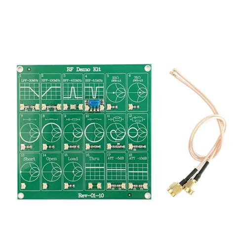 Rf Demo Kit For Nanovna Vna Rf Test Board Vector Network Test Filter Attenuator Ebay