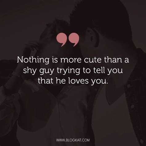 Shy Quotes About A Crush