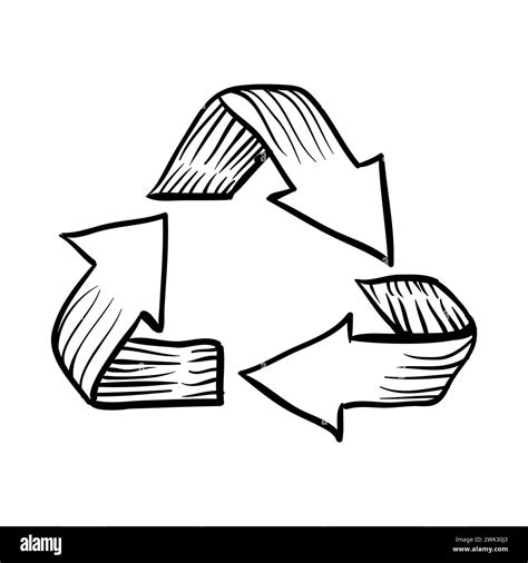 Art Illustration Sketch Abstract Hand Draw Vector Symbol Icon Of Arrow