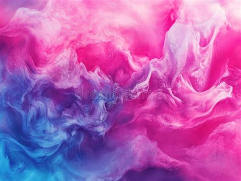 Explore Vibrant Pink And Blue Abstract Swirls Stock Illustration