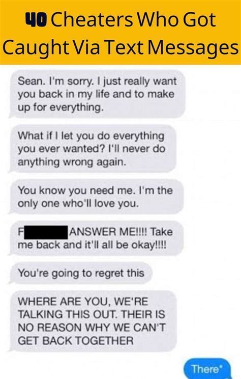 40 cheaters who got caught via text messages – Artofit