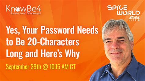 This Year At Spiceworld Hear Roger Grimes Discuss Password Best