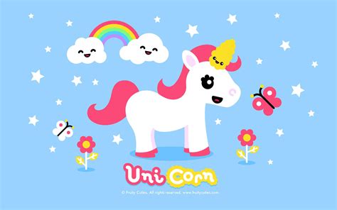 Unicorn Cartoon Wallpapers Wallpaper Cave