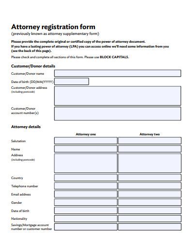 Free 11 Lasting Power Of Attorney Forms Download How To Create Guide Tips