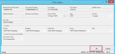 Label Laboratory Specimens