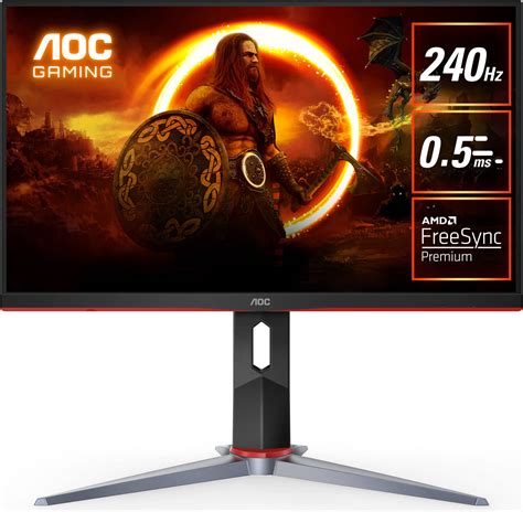 AOC 27G2Z 27 Gaming Monitor FHD 240Hz IPS Display 0 5ms Response Time DisplayHDR 400