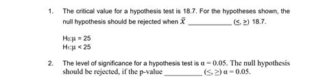 Solved The Critical Value For A Hypothesis Test Is Chegg