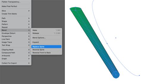 solved can t modify the spine of a blend as described in adobe