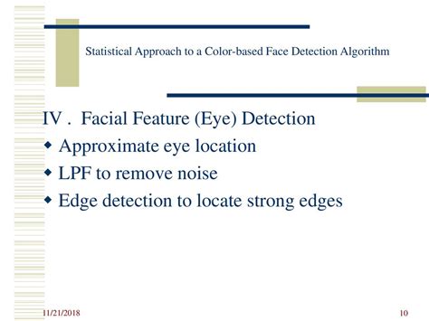 Statistical Approach To A Color Based Face Detection Algorithm Ppt Download
