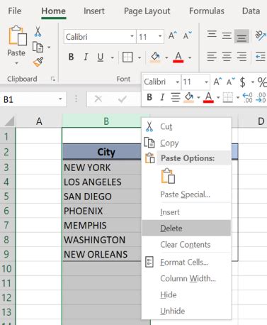 How To Delete Columns And Rows In Google Sheets And Excel