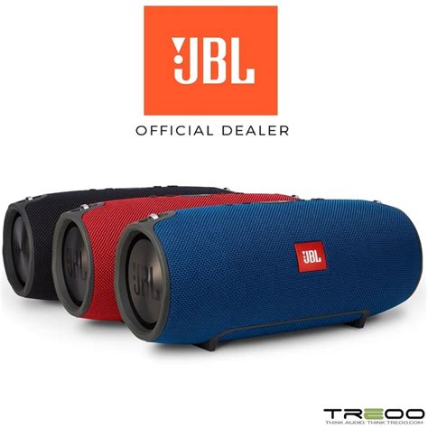 Discontinued Jbl Xtreme Wireless Bluetooth Splashproof Portable Speaker Red Blue Only Audio