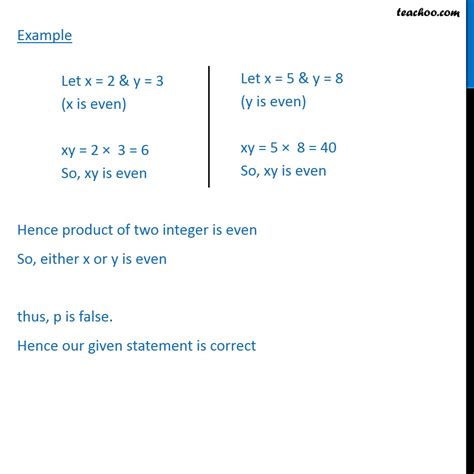 Example Check Whether True Or Not If X And Y Are Odd