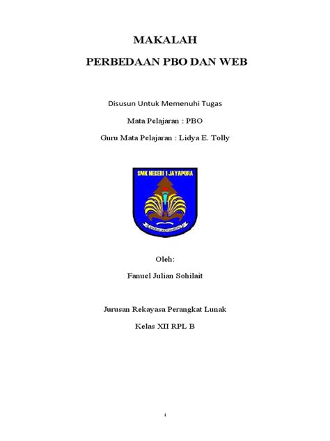 Makalah Pbo Dan Web | PDF