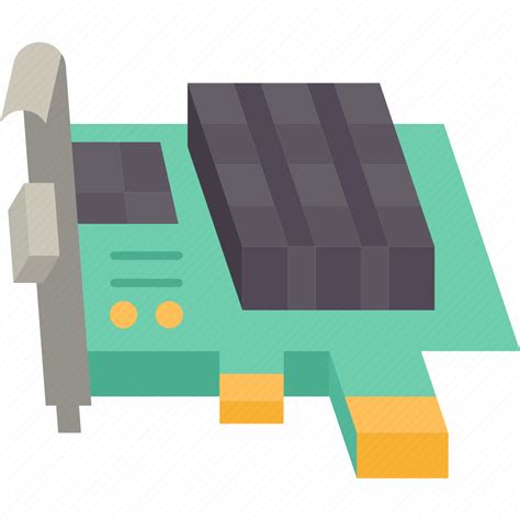 Network Interface Card Computer Electronics Icon Download On Iconfinder