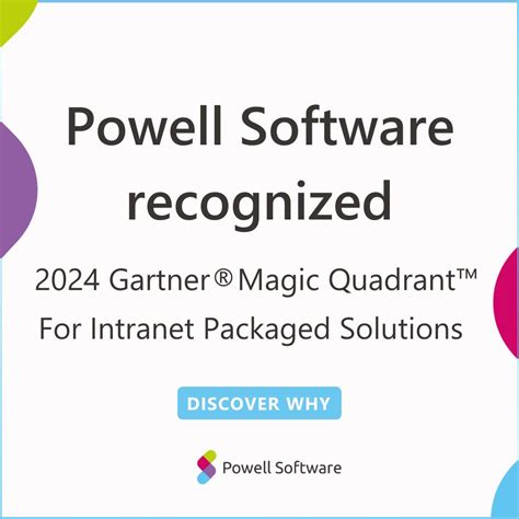We Made The Gartner® Magic Quadrant™ For Intranet Packaged Solutions