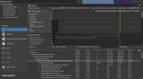 one specific scene is loading slow unity engine unity discussions