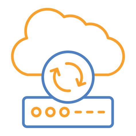 Cloud Sync Generic Outline Color Icon