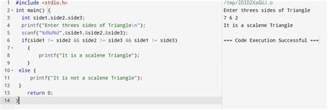 Sudeep On Linkedin Program To Find If A Triangle Is A Scalene Triangle Or Not Using C