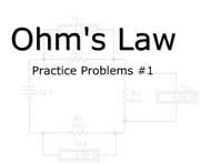 Ohm S Law Practice Problems 1 Wisc Online OER