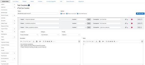 How To Use Task Templates Simpro
