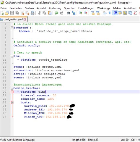 Error With Home Away Status Please Help Configuration Home Assistant Community