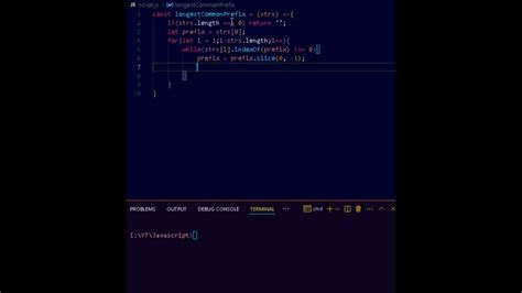 Find The Longest Common Prefix In Strings Coding Shorts Theroxycoder Youtube