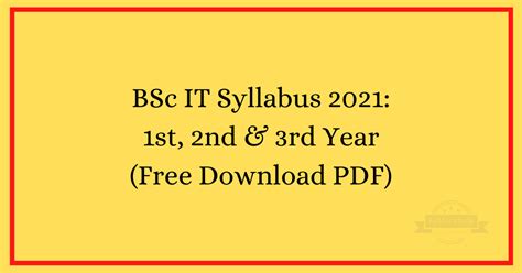 B Ed Syllabus PDF St Nd Year