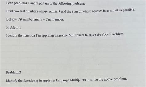 solved both problems 1 and 2 pertain to the following