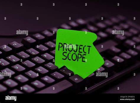 Conceptual Caption Project Scope Word For Evaluation Of Work Efforts A
