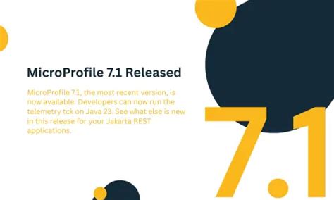 Microprofile 71 Unleashes New Capabilities For Java Microservices
