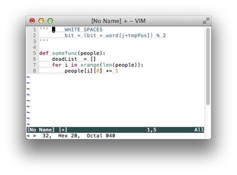 How Can I Make Vim Show Spaces Stack Overflow