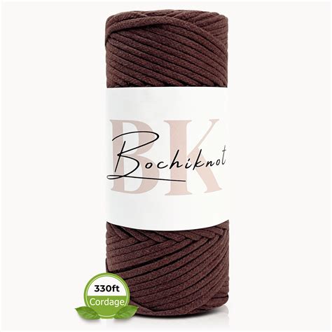 Bochiknot Braided Macrame Cord 4mm 109yds Bochiknot