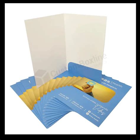 Affordable Branded Presentation Folders Customboxline