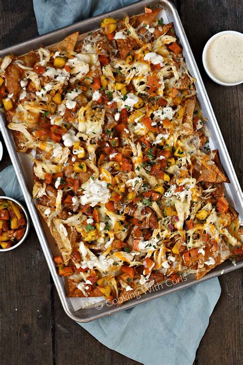 Asian Chicken Wonton Nachos Cooking With Curls