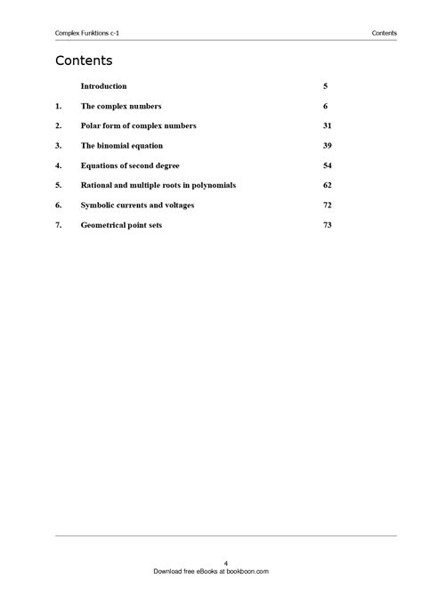 download free complex functions c i examples concerning complex numbers