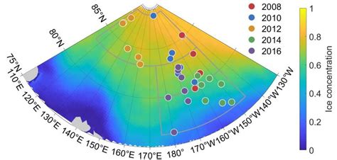 Locations Of The Sampled Ice Cores During Chinare Cruises The Ice Download Scientific Diagram