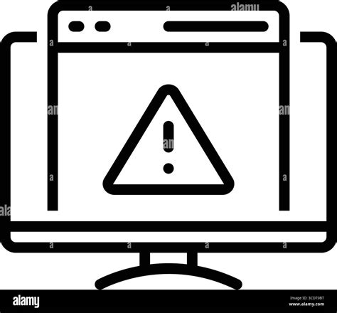 Critical Alert Symbol Stock Vector Images Alamy