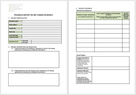 Free Project Status Report Templates Word Templates For Free Download
