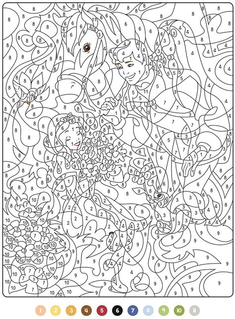 Coloriage Blanche Neige Magique Difficile Télécharger Et Imprimer