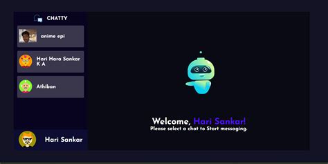 GitHub Harisankar Chat Application A Web Based Application That Allows Users To Engage In
