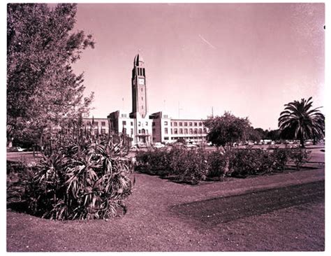 Klerksdorp 1972 Public Park With Town Hall In The Distance Atom Site For DRISA