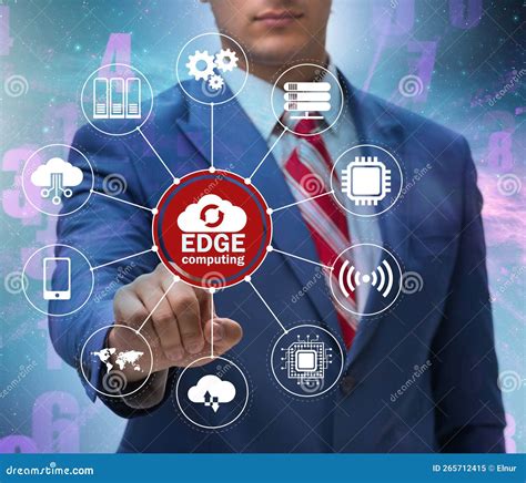 Fog And Edge Cloud Computing Concept Stock Image Image Of Application