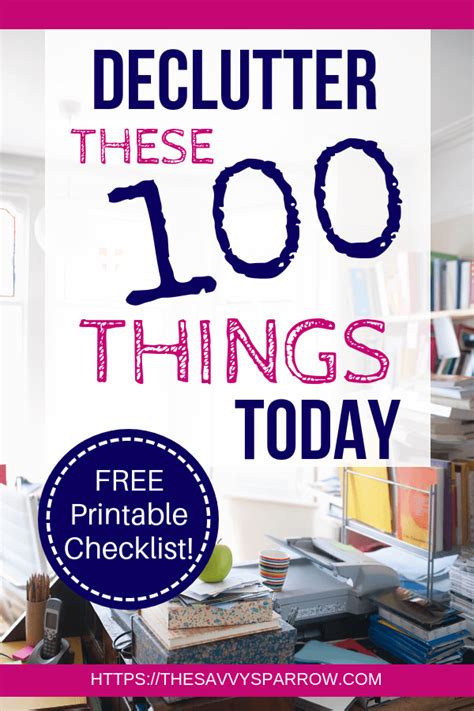 How To Declutter Your House In One Week A 7 Day Challenge