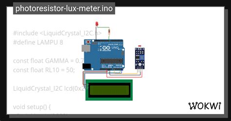 Photoresistor Lux O Wokwi Esp32 Stm32 Arduino Simulator