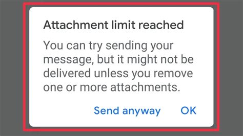 Why Is My Attachment Limit Reached
