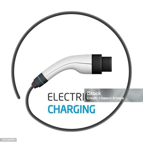 전기 자동차 충전 플러그 Ev 충전 커넥터 벡터 일러스트 레이 션 0명에 대한 스톡 벡터 아트 및 기타 이미지 0명 개체
